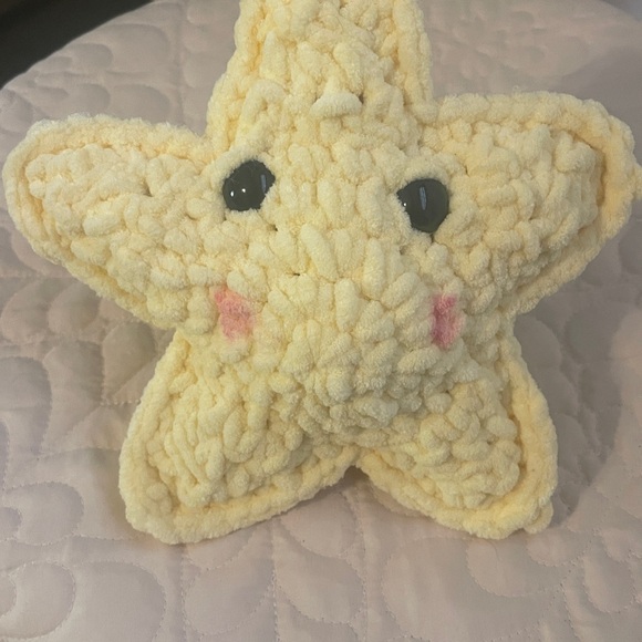Toys | Yellow Star Plush Amigurumi | Poshmark